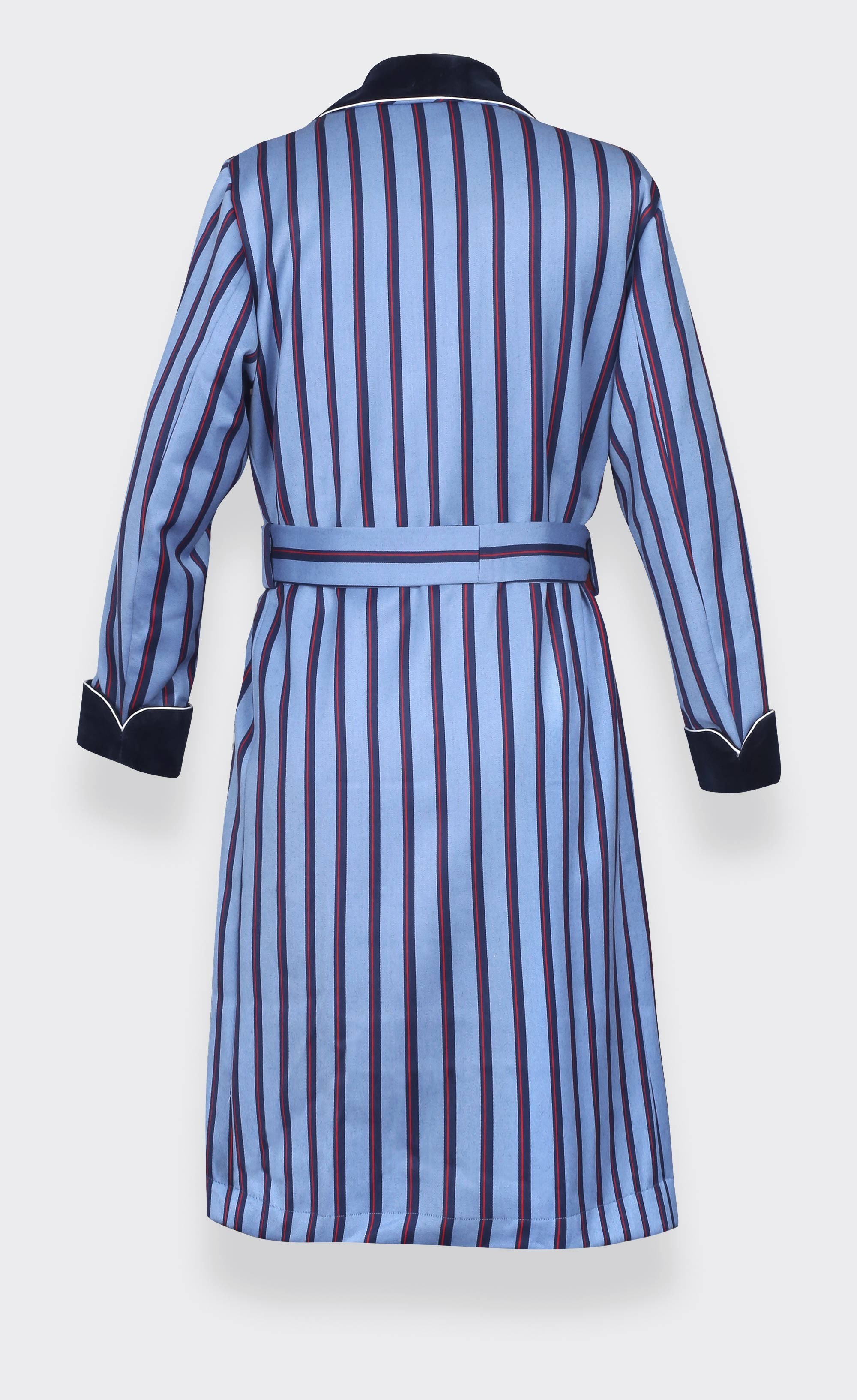 Blue Stripes Dressing gown - Made in Italy